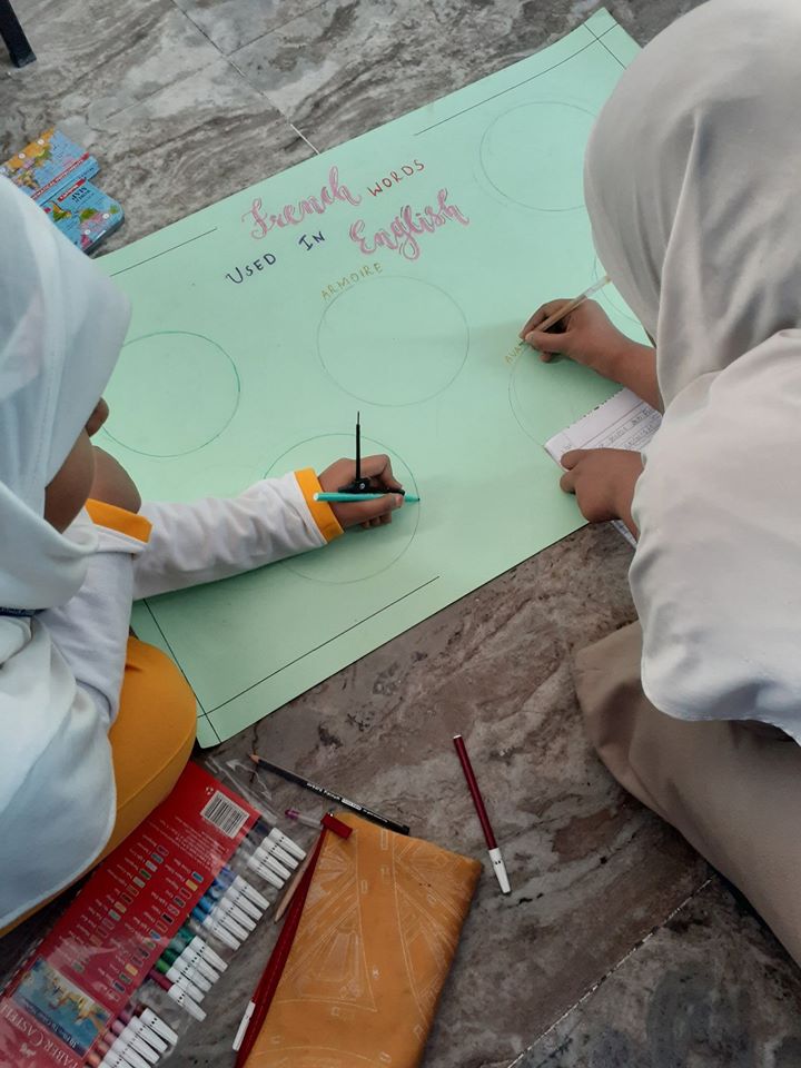 English activity on French words - Insight International School