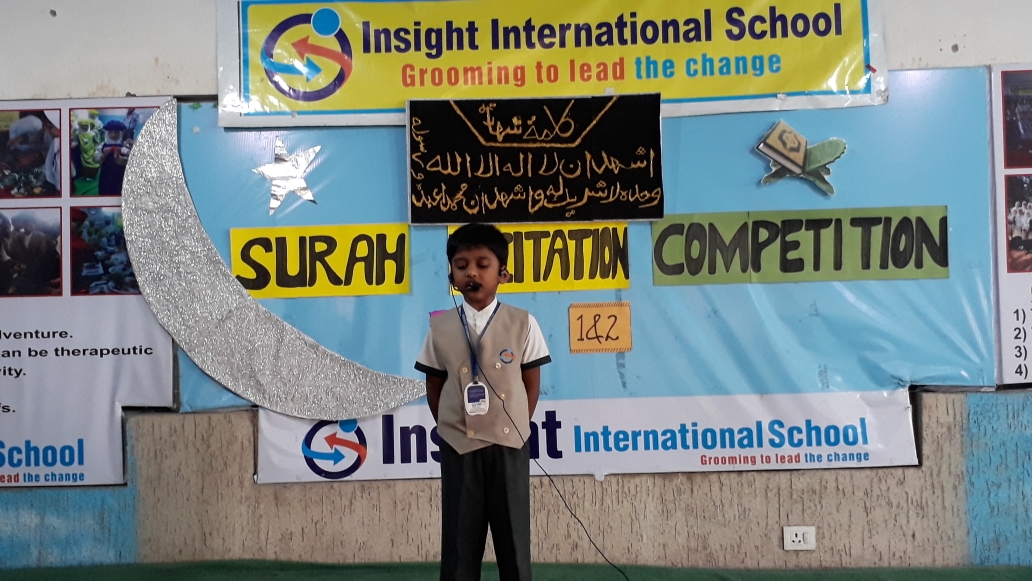 Surah Recitation Competition - Insight International School