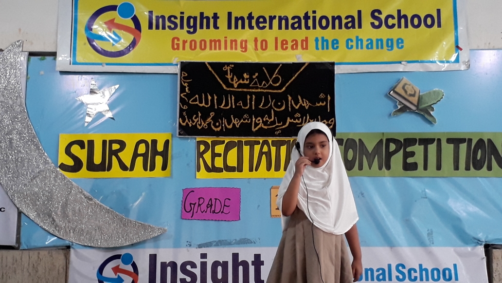 Surah Recitation Competition - Insight International School